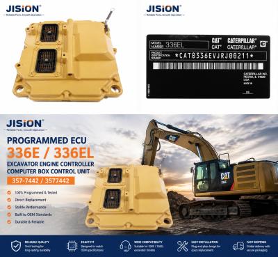 China Programmed ECU 336E 336EL Excavator Engine Controller Computer Box Control Unit 357-7442 3577442 for sale