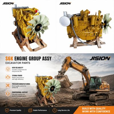 China S6K Engine Group Assy Excavator Engine Assembly Complete Engine Replacement Parts for Construction Machinery for sale