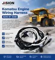 China 6245-81-5340 Engine Wiring Harness for Komatsu HD465-7 Dump Truck SAA6D170E Diesel Engine Electrical Harness for sale