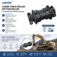 China E200B E323 E324 Excavator Lower Track Roller Bottom Roller Undercarriage Parts | Heavy Duty Travel System Replacement Part for sale