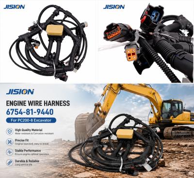 China 6754-81-9440 Engine Wire Harness for Komatsu PC200-8 Excavator | Excavator Electrical Wiring Harness 6754819440 Replacement Parts for sale