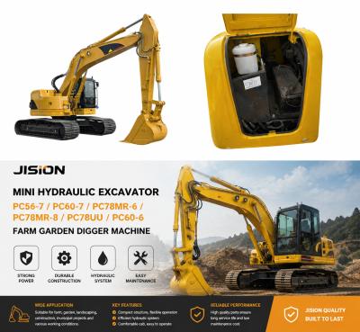 China Mini Hydraulic Excavator PC56-7 PC60-7 PC78MR-6 PC78MR-8 PC78UU PC60-6 Farm Garden Digger Machine for sale