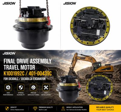 China DX300LCA DX300LC Excavator Final Drive Assembly K1001992C 401-00439C Travel Motor with Gearbox for sale