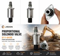 China Proportional Solenoid Valve 611-6430 for Excavator Hydraulic Control System Construction Machinery Spare Parts Solenoid Valve 6116430 for sale