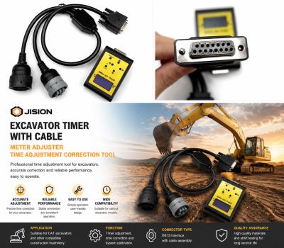 China Excavator Timer with Cable Meter Adjuster Time Adjustment Correction Tool for Construction Machinery Diagnostic Service Tool for sale