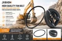 China High Quality 4D32 4D33 4D35 4D36 4D31 Engine Fan Belt for Excavator Spare Parts for sale