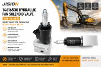 China 14616530 VOE14616530 Hydraulic Fan Solenoid Valve Relief Valve for EC360 EC460 EC700 Excavator Parts for sale