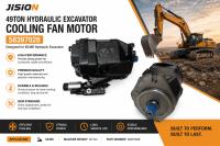 China 58397028 Hydraulic Cooling Fan Motor for XE490 49 Ton Excavator Hydraulic Fan Motor Replacement for sale