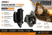 China T410865 12V 10-Tooth Starter Motor for 1103 1104 Diesel Engine Construction Machinery Parts for sale