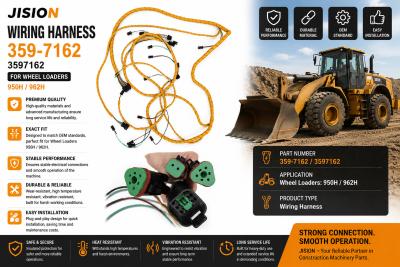 China 359-7162 3597162 Wiring Harness for 950H 962H Wheel Loader Construction Machinery Parts for sale