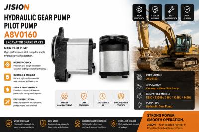 China A8V0160 Hydraulic Gear Pilot Pump for E330 E330B 330L 325BL 345BL Excavator for sale