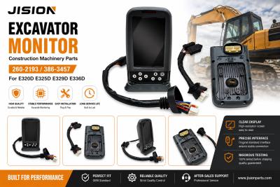 China 260-2193 386-3457 Excavator Monitor Display for E320D E325D E329D E336D for sale