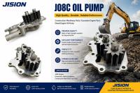 China J08C Diesel Engine Oil Pump for Excavator Construction Machinery Engine Parts for sale