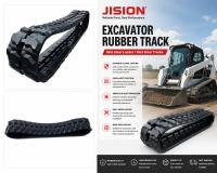China Excavator Rubber Track for Skid Steer Loader Undercarriage Replacement Track Heavy Duty Construction Machinery Parts for sale