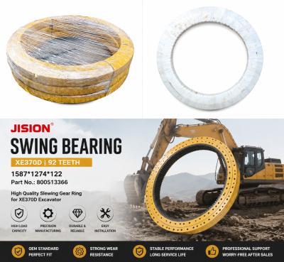 China XE370D Swing Bearing 800513366 92 Teeth Slewing Ring Bearing 1587×1274×122 for Excavator Rotating Device Spare Parts for sale