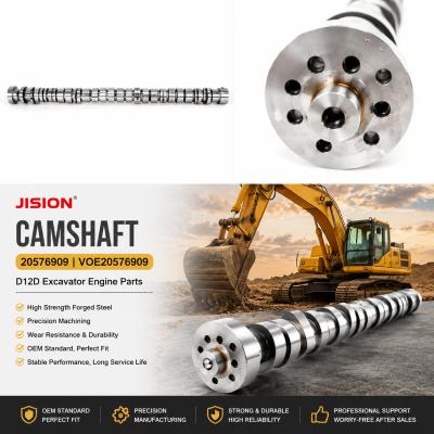 China D12D Excavator Engine Camshaft 20576909 VOE20576909 Forged Steel Camshaft Engine Spare Parts for sale