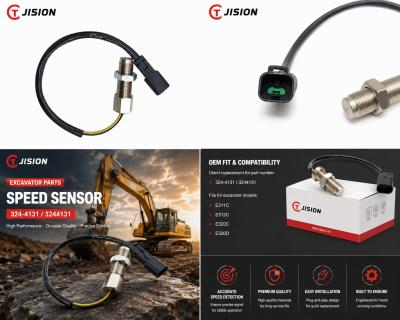 China 324-4131 3244131 Excavator Speed Sensor for E311C E312C E320C E320D Excavator Parts for sale