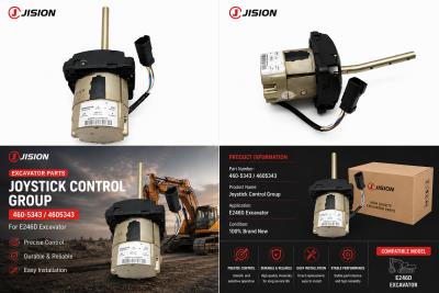 China 460-5343 4605343 Excavator Joystick Control Group Valve Body for E246D Excavator Spare Parts for sale
