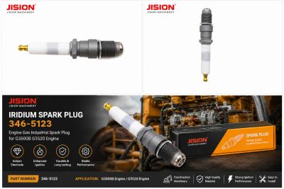 China 346-5123 3465123 Industrial Iridium Spark Plug for G3500B G3520 Gas Engine – Construction Machinery Engine Parts for sale