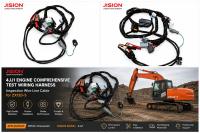 China 4JJ1 Engine Comprehensive Test Wiring Harness Inspection Wire Line Cable for ZX120-3 Excavator for sale