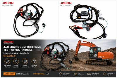 China 4JJ1 Engine Comprehensive Test Wiring Harness Inspection Wire Line Cable for ZX120-3 Excavator for sale