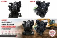 China PC200-8 PC200-8MO 6D107 QSB6.7 Complete Diesel Engine Assembly SAA6D107E-1 for Excavator for sale