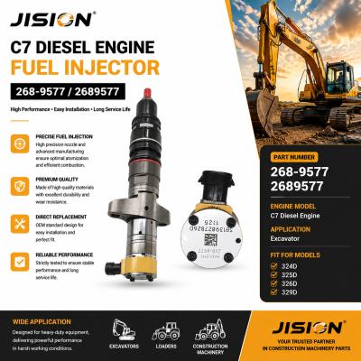 China 268-9577 Fuel Injector C7 Diesel Engine Injector 2689577 Excavator Spare Parts for 324D 325D 326D 329D Construction Machinery for sale