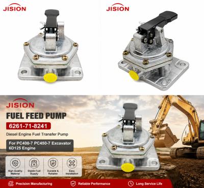 China 6261-71-8241 Fuel Feed Pump Diesel Engine Fuel Transfer Pump for PC400-7 PC450-7 Excavator 6D125 Engine Parts for sale