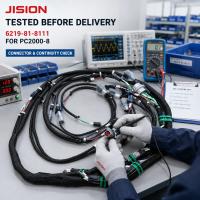 China 6219-81-8111, 6219818111, PC2000-8 wiring harness, excavator engine wiring harness, engine wire harness, electrical cable assembly, excavator wiring loom, mining excavator parts, heavy machinery for sale