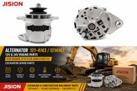 China 121-4143 1214143 12V 24V Engine Alternator for 3114 3116 3208 3126 C13 Excavator for sale