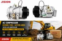 China 833989-1190 447220-4053 10S15C AC Compressor for PC200-7 PC300-7 Excavator for sale