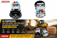 China 20Y-979-6120 20Y-979-6121 AC Air Conditioner Compressor for PC200-7 Excavator for sale