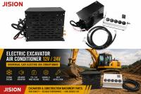 China 12V 24V Universal Electric Excavator Air Conditioner Complete Kit for Construction Machinery for sale