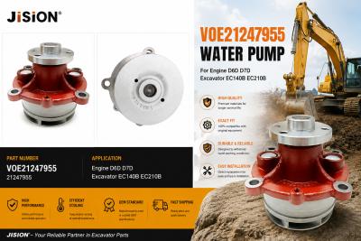 China VOE21247955 21247955 Water Pump for D6D D7D Engine EC140B EC210B Excavator for sale