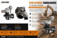 China GT25 GT2556S Turbocharger 711736-0026 2674A226 for Excavator Diesel Engine | Replacement Turbo for sale