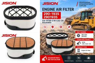 China 290-1935 2901935 Engine Air Filter for 973D C18 C32 C9 Construction Machinery Excavator Engine Parts for sale