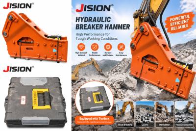 China Excavator Hydraulic Breaker Hammer SB10-SB80 140mm-190mm Heavy Duty Rock Breaker for Construction Machinery for sale