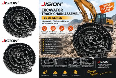 China YB25 Excavator Track Chain Assembly with Track Plates Heavy Duty Undercarriage Parts for sale