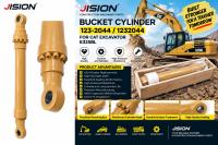 China 123-2044 1232044 Hydraulic Bucket Cylinder for E325BL Excavator Bucket Cylinder Assy for sale