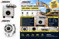 China 126-2016 1262016 Pilot Pump Gear Pump for 3066 E320C 318C Excavator Hydraulic Spare Parts for sale