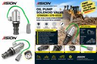 China 279-6528 2796528 12V 24V Oil Pump Solenoid Valve for 3126 3126B D10N D11R D9T 980H Excavator & Machinery Parts for sale