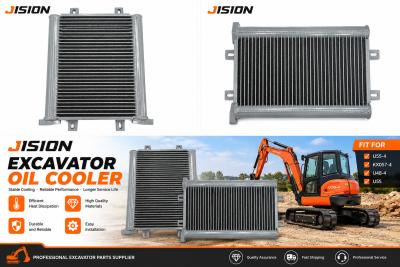 China RD451-42300 Excavator Engine Oil Cooler Radiator Assy for KX057-4 U48-4 U55 U55-4 for sale