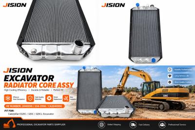 China 2040996 Radiator Core Assy 204-0996 CA2040996 Water Tank Radiator for E320C 320C 320CL Excavator for sale