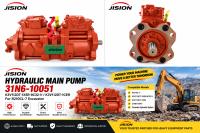 China 31N6-10051 Hydraulic Main Pump Assy K3V112DT-1X5R-9C32-V K3V112DT-1CER for R210CL-7 Excavator for sale
