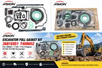 China 3681E051 T409652 Full Engine Gasket Kit for 3054C 1104 C4.4 E315C E318D Excavator for sale