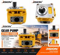 China 07440-72202 Hydraulic Gear Steering Pump 0744072202 for D150A D155A D155CD 155C-1 D155S Bulldozer for sale