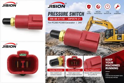 China 206-06-61130 Pressure Switch 24V for PC200 PC300 Excavator | 20PS579-21 Sensor for sale
