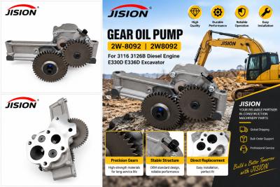 China 2W-8092 Gear Oil Pump 2W8092 for 3116 3126B Diesel Engine E330D E336D Excavator for sale