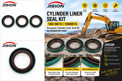 China 160-9874 Cylinder Liner Seal Kit 1609874 for Excavator Engine Replacement Parts for sale