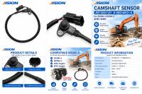 China 8973061131 8-98014831-0 Camshaft Position Sensor for ZX200-3 ZX240-3 Excavator 4HK1 6HK1 Engine for sale